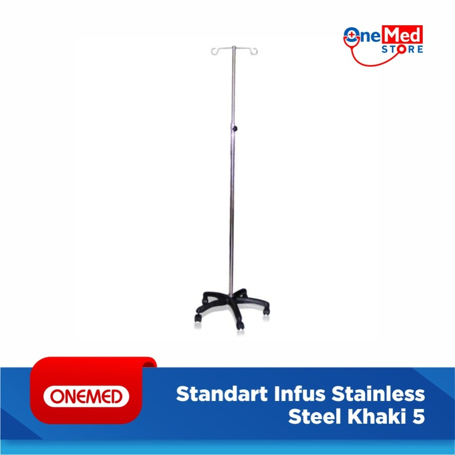 Jual Standart Infus Stainless Steel Kaki 5 MR | Shopee Indonesia