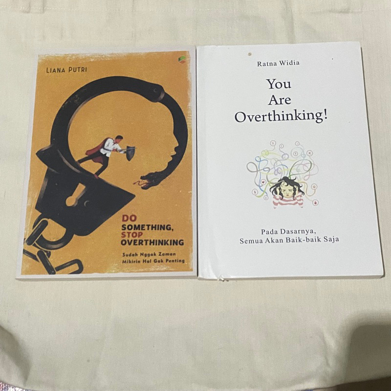 Jual Paket Overthinking preloved books by libraryofthn | Shopee Indonesia