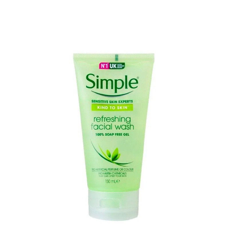 Jual (New) Simple Refreshing Facial Wash 150 mL - Sabun Cuci Muka Kulit ...