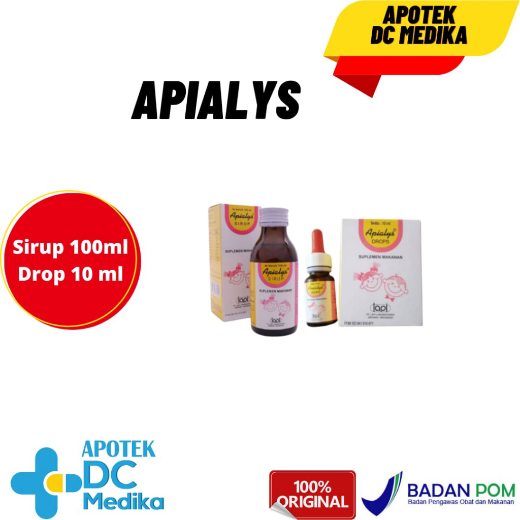 Jual APIALYS/DROP/SYRUP/MULTIVITAMIN/MINERAL | Shopee Indonesia