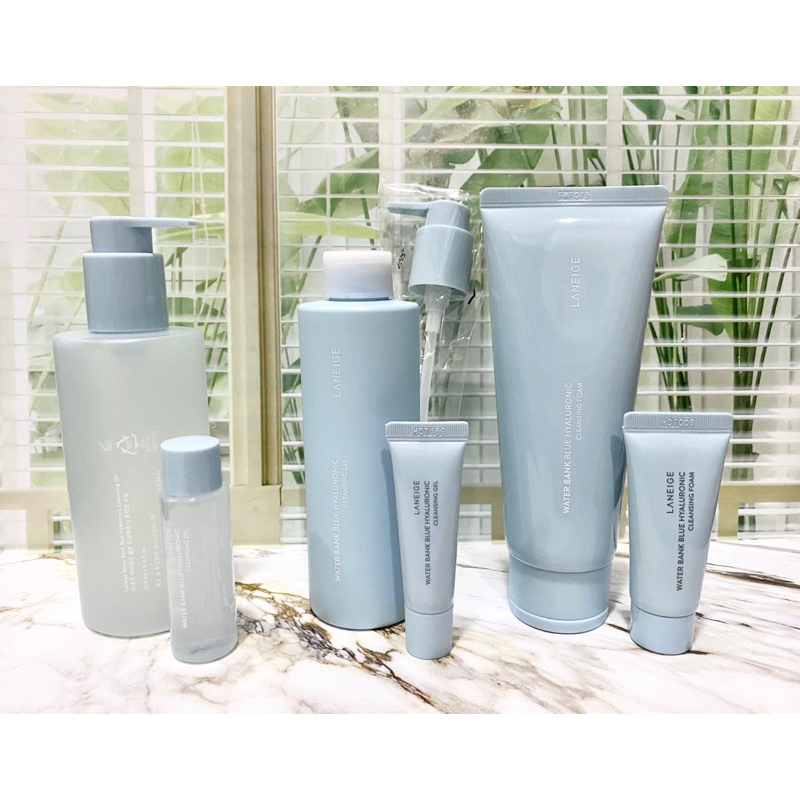 Jual Laneige Water Bank Blue Cleansing Oil Foam Gel | Shopee Indonesia