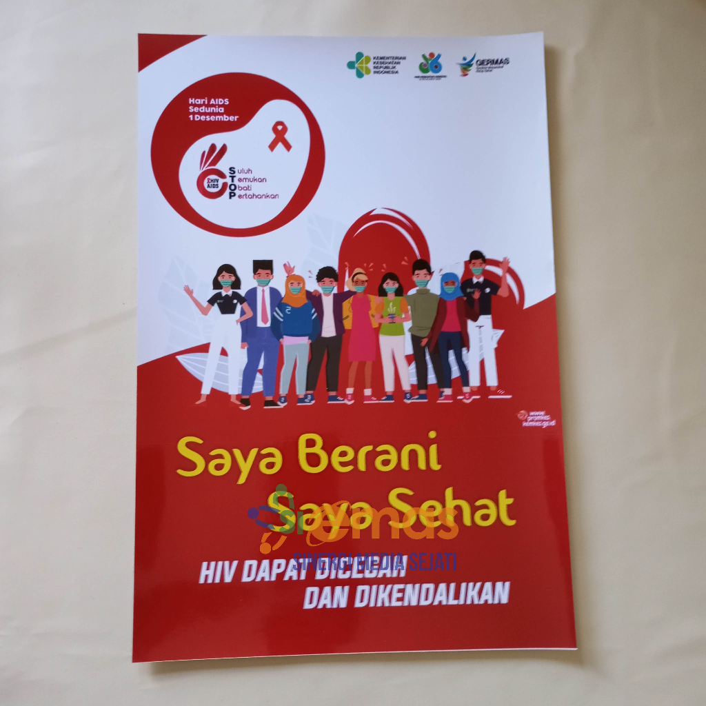 Jual Poster HIV AIDS | Poster Kesehatan | Poster Promkes Edukasi Cegah ...