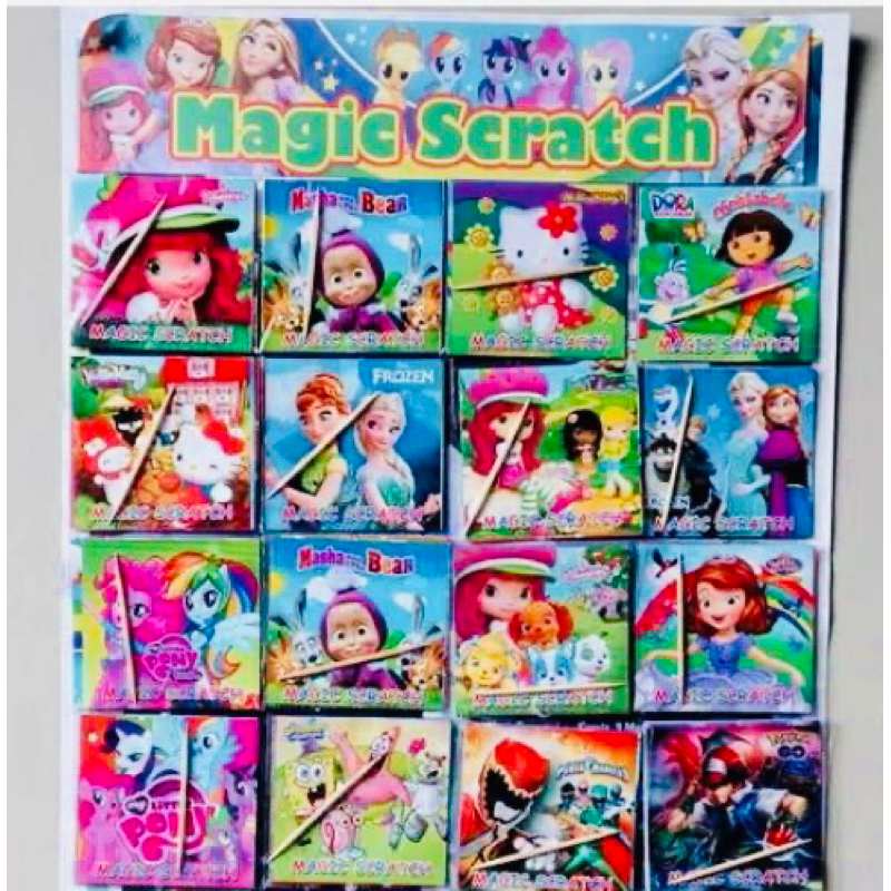 Jual mainan gambar gosok lidi 1 pc / mainan edukasi anak / gambar ...