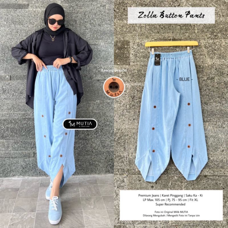 Jual Zolla Button Pants (MUTIA) | Shopee Indonesia