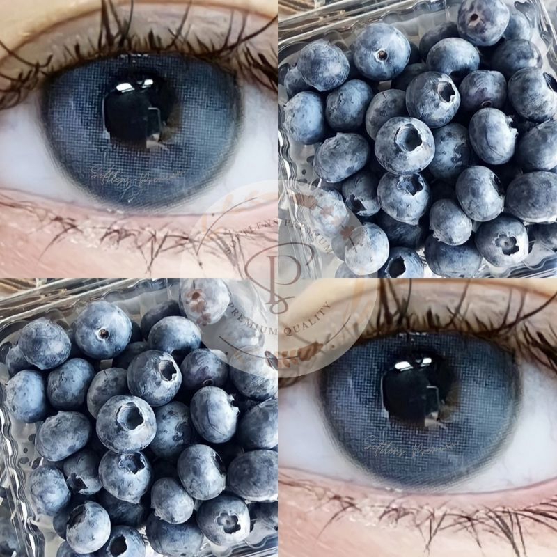 Jual Softlens Blue Kulit Sawo Matang Diameter 14.5 mm | Softlens Blue ...