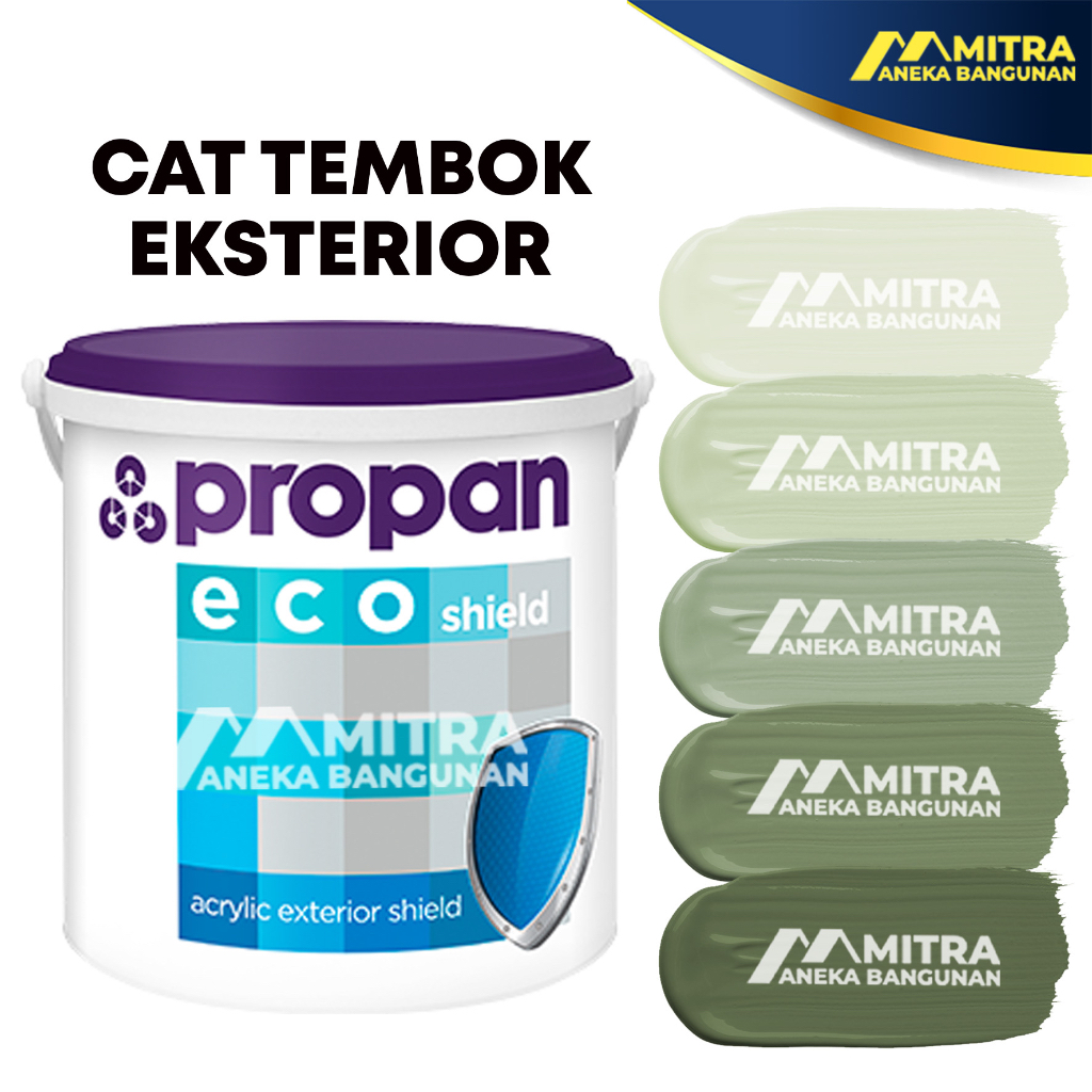 Jual ECO SHIELD PROPAN 5 KG / CAT TEMBOK EKSTERIOR / SAGE GREEN / NT 73 ...