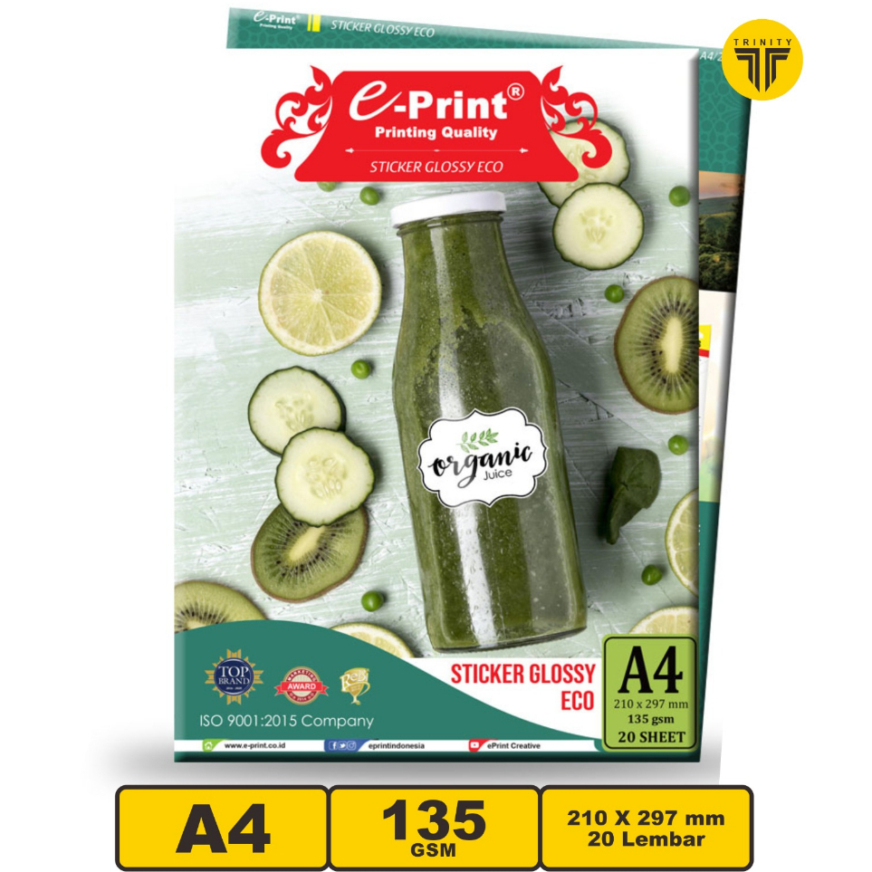 Jual EPRINT Glossy Sticker Paper 135Gsm | Shopee Indonesia
