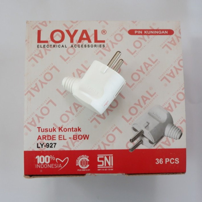 Jual Loyal LY-927 Steker Arde EL - Bow - PIN Kuningan - Colokan Listrik ...