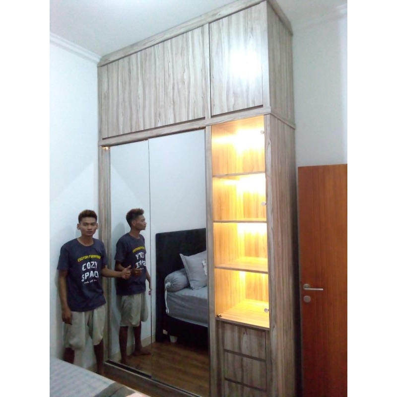 Jual LEMARI PAKAIAN MURAH | LEMARI CUSTOM | LEMARI PAKAIAN MINIMALIS ...