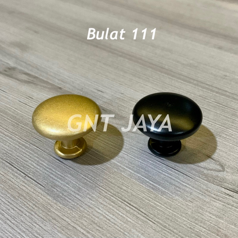 Jual free baut TARIKAN KNOP bulat kode 111 minimalis black gold knob ...