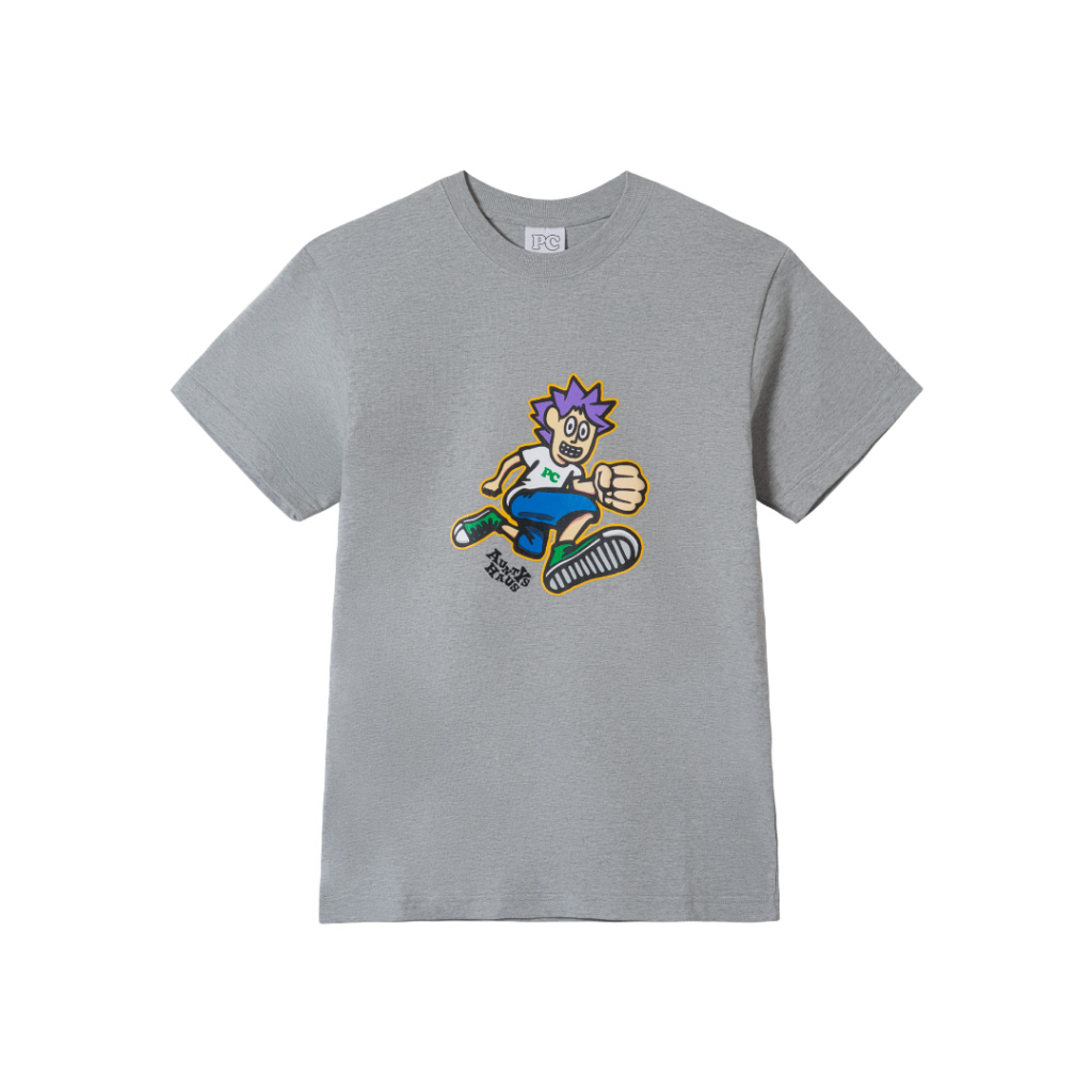 Jual Public Culture - Pokinatcha Tee - Misty Grey | Shopee Indonesia