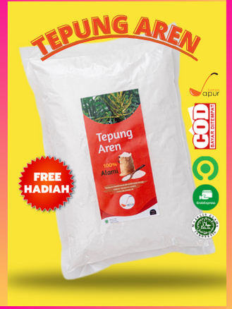 Jual Tepung Aren 1kg / Sari Pati Pohon Aren Asli / Murni Tepung Aren ...