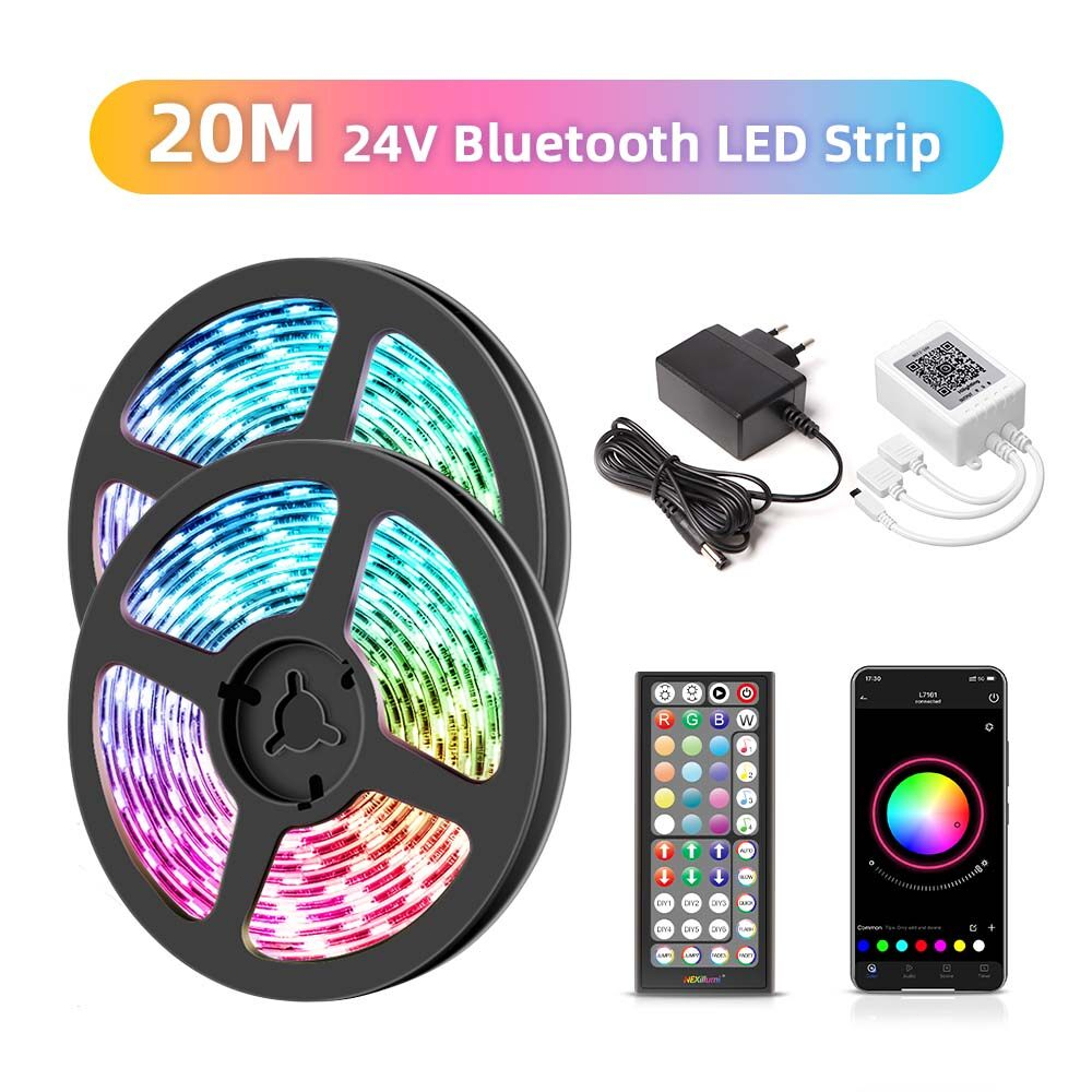 Jual Led strip rgb led strip lamp lampu led kamar 5M10M20M30M40M lampu rgb kamar lampu led strip ...