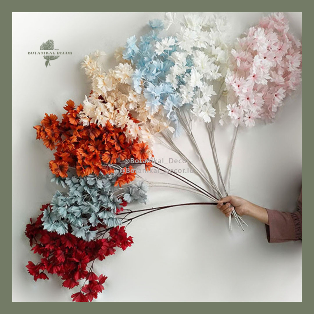 Jual Artificial Sakura Premium Bunga Palsu Bunga Anyelir Tangkai ...