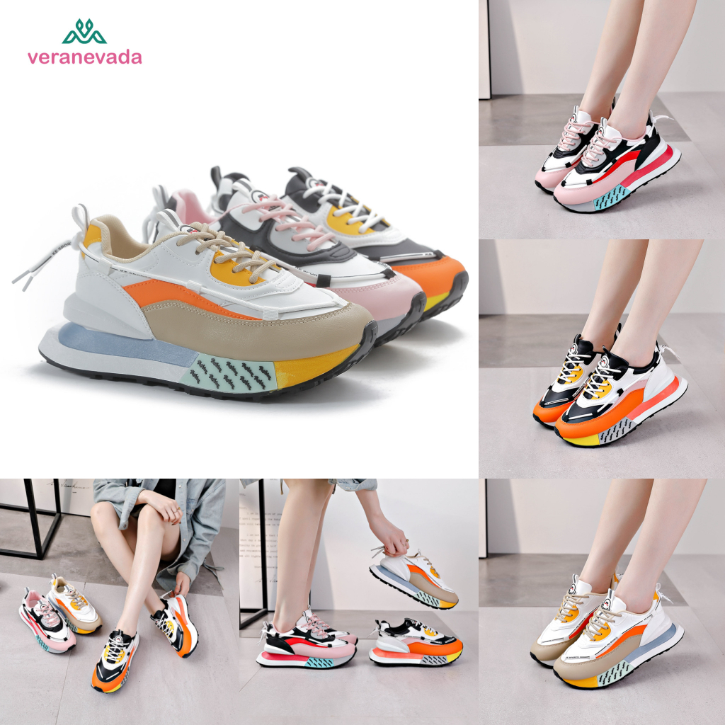Jual Vera Nevada Sepatu Sneakers Wanita Sport Shoes W055 | Shopee Indonesia