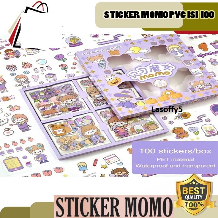 Jual Stiker Viral Momo/Sticker Momo 100pcs/Box | Shopee Indonesia