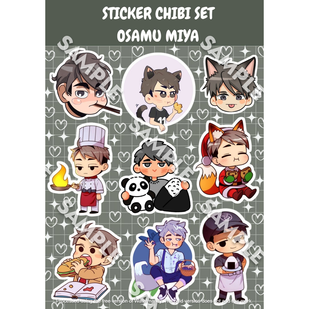Jual STICKER CHIBI SET A6 HAIKYUU EDISI ALL TEAM MAIN CHARACTER ...