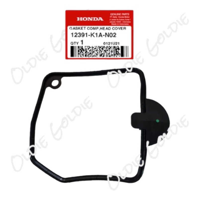 Jual 12391-K1A-N01 12391-K1A-N02 12391-K0J-N01 Seal Karet Gasket Cylinder Head Cover Genio Beat ...