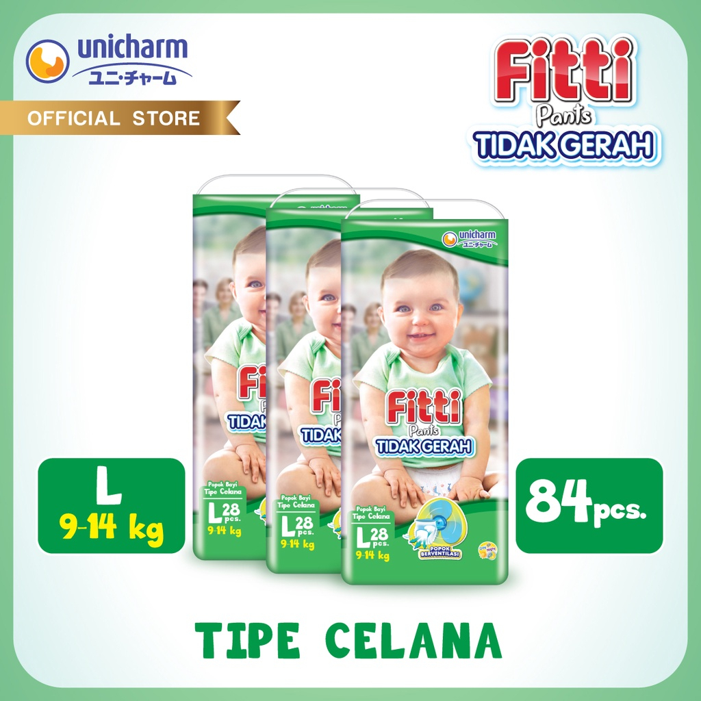 Jual FITTI Pants - M 32 / L 28/ XL 26 per 3 Packs ( 1 karton) | Shopee ...