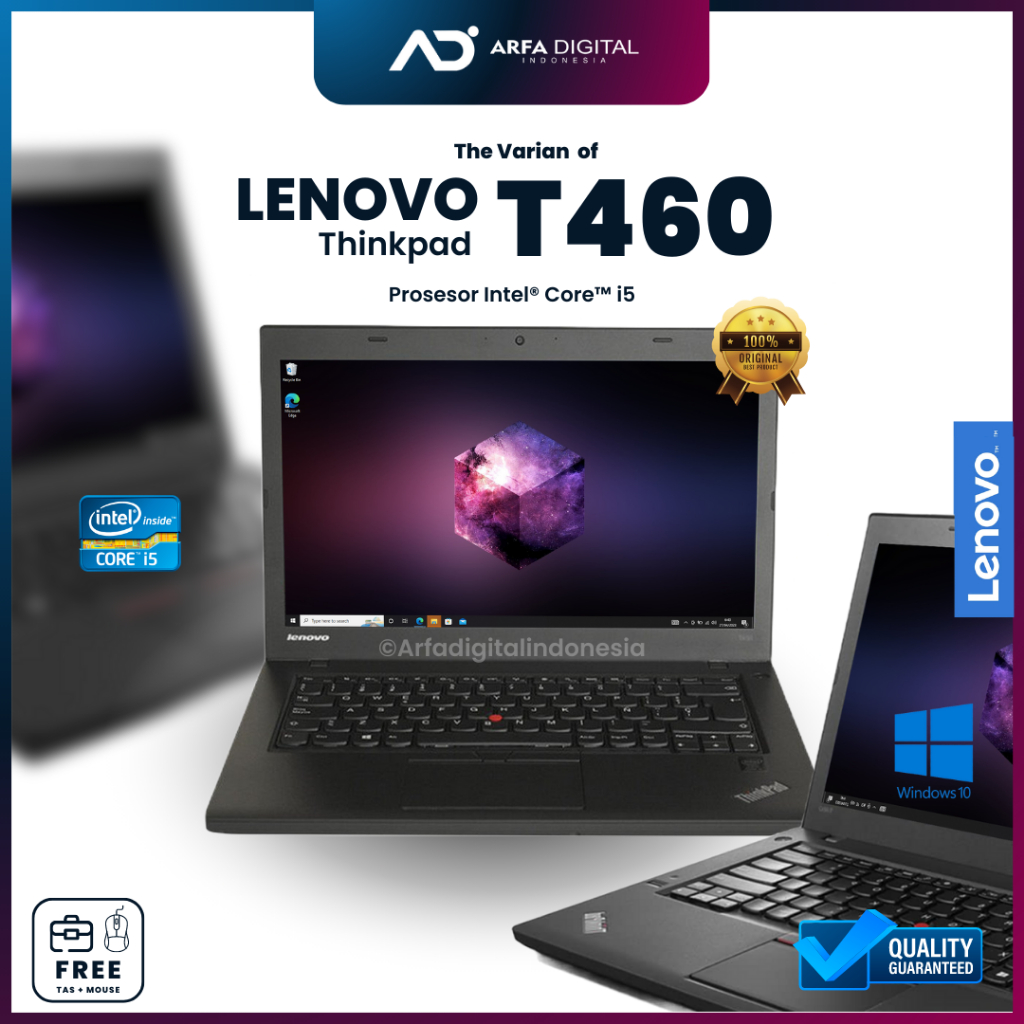 Jual Laptop Lenovo Thinkpad T460 Core i5 Gen6 RAM 8GB SSD 256GB 14inch Bergaransi | Shopee Indonesia