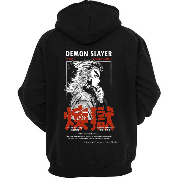 Jual Jaket Hoodie Demon Slayer Rengoku Kyojuro Kimetsu No Yaiba ...