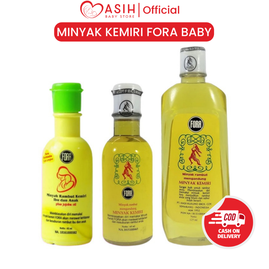 Jual Minyak Kemiri Penumbuh Rambut Fora Baby Hair Treatment Oil 60ml ...