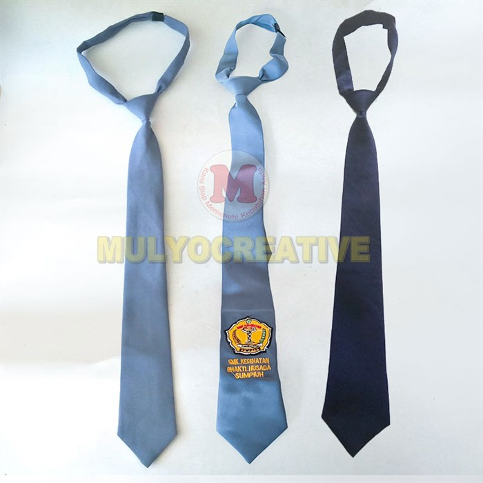 Jual Dasi Sekolah SMP - Dasi Biru Tua Polos - Dasi SMA - Dasi Abu Abu ...