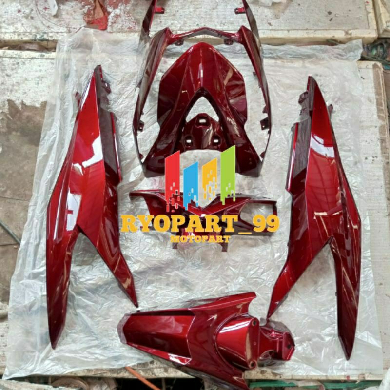 Jual full body halus beat deluxe tahun 2020 2021 2022 warna merah candy ...