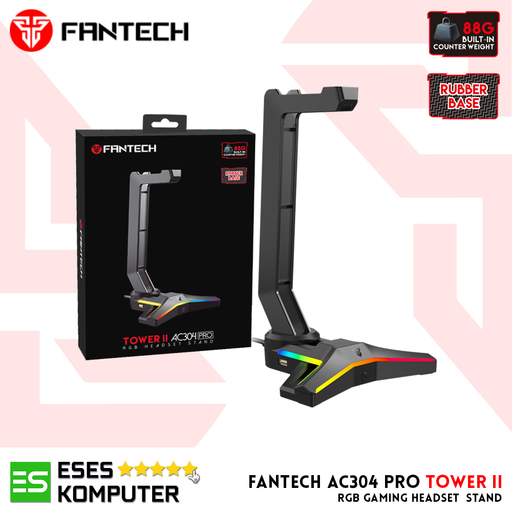 Jual Headset Stand Fantech AC304 PRO RGB | For Universal Headset ...