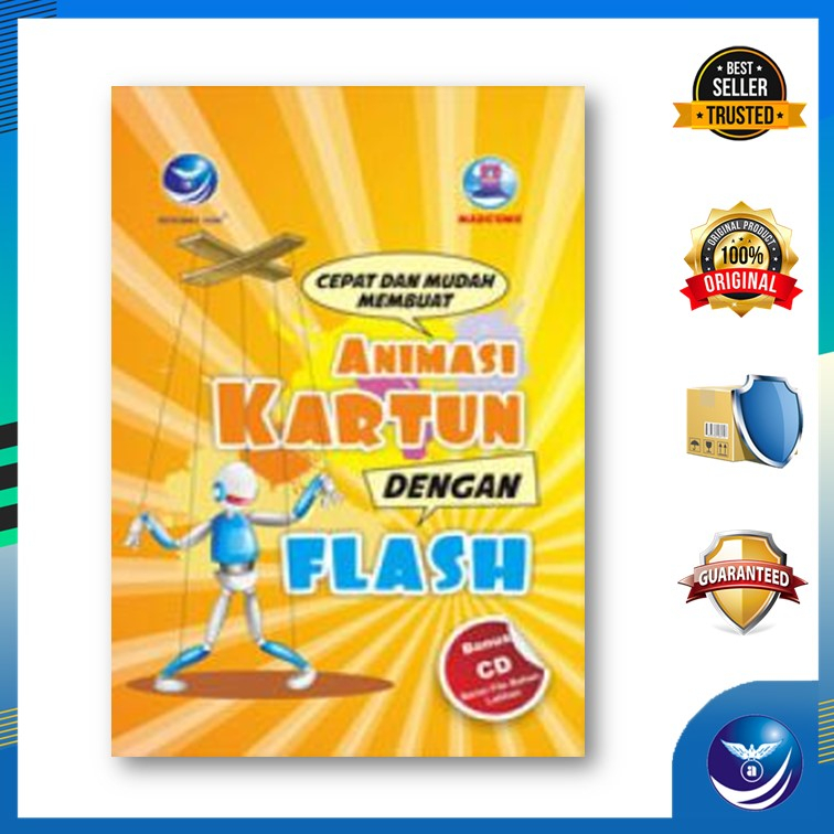 Jual Cepat dan Mudah Membuat Animasi Kartun dengan Flash+cd | Shopee ...