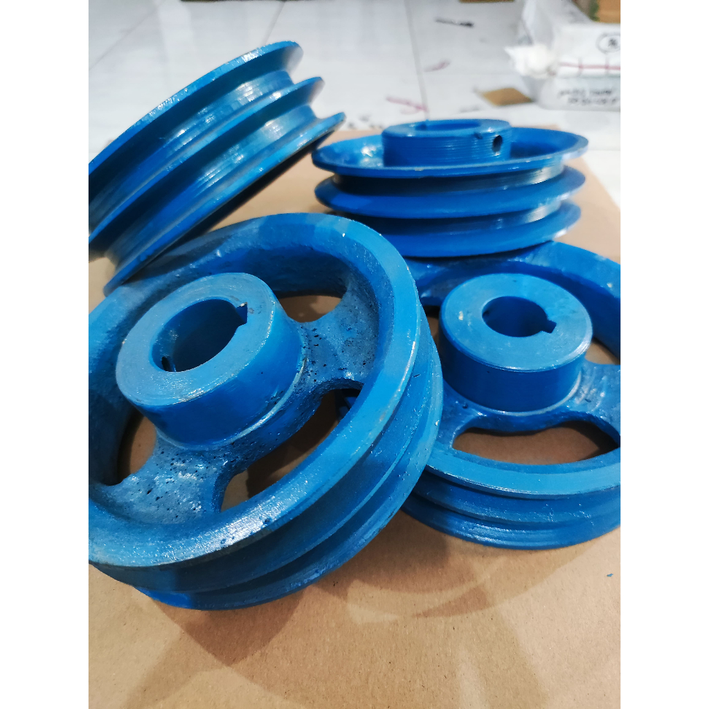 Jual Pulley cor besi B2 x 7" pully | Shopee Indonesia