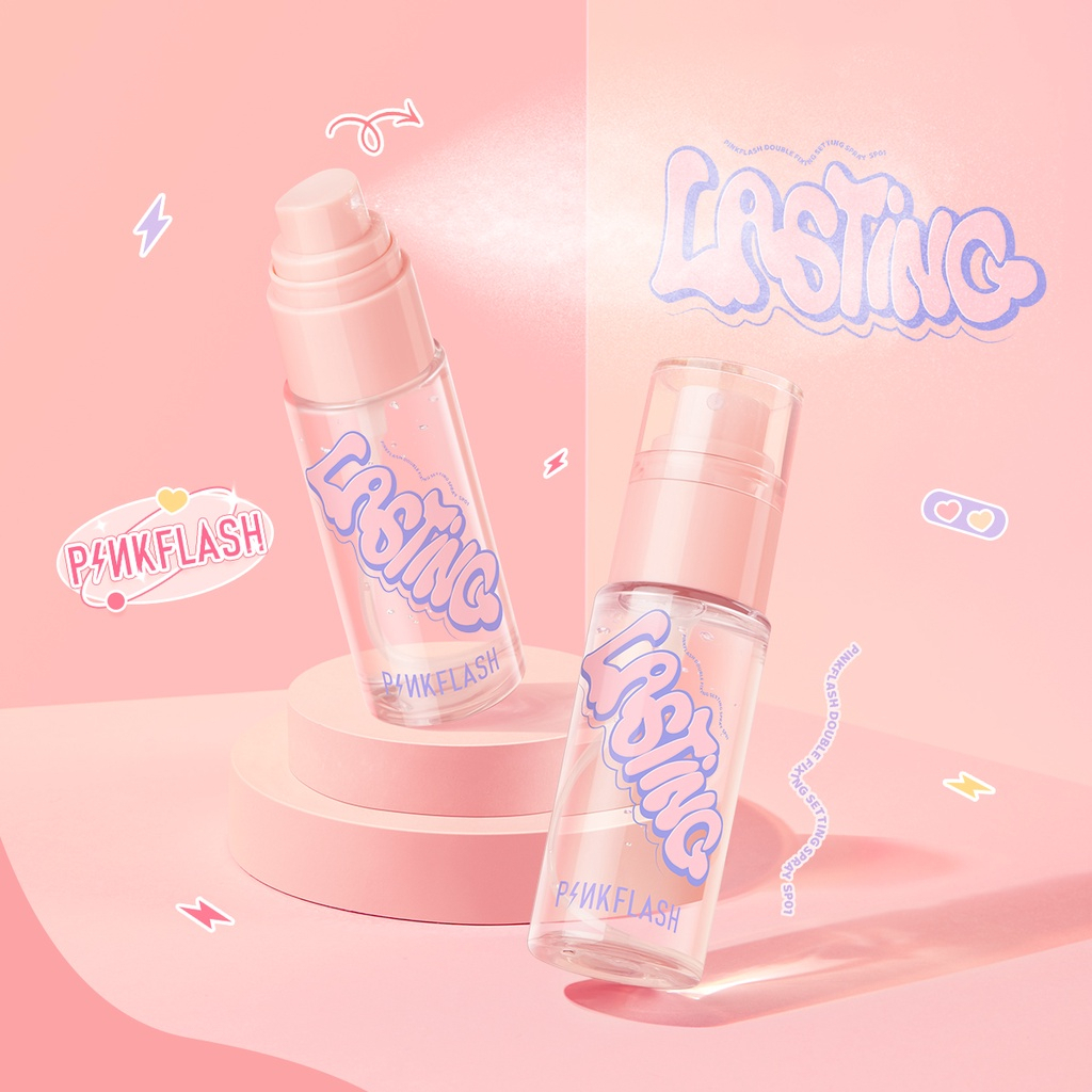 Jual Pinkflash More & More Setting Spray Shine-free Hydrating Oil-control Matte Extend Soothing ...