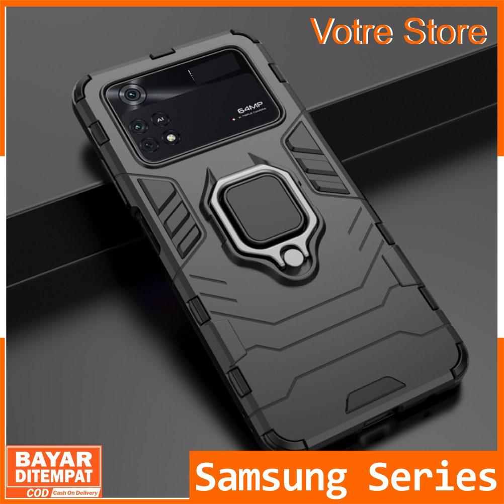 Jual Samsung A14 5G M23 A34 A52 A52S A54 Hard Case Armor KickStand With I-Ring | Shopee Indonesia