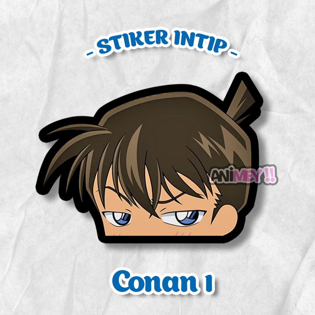 Jual Stiker Intip Detective Conan / Sticker Anime Waterproof | Shopee ...