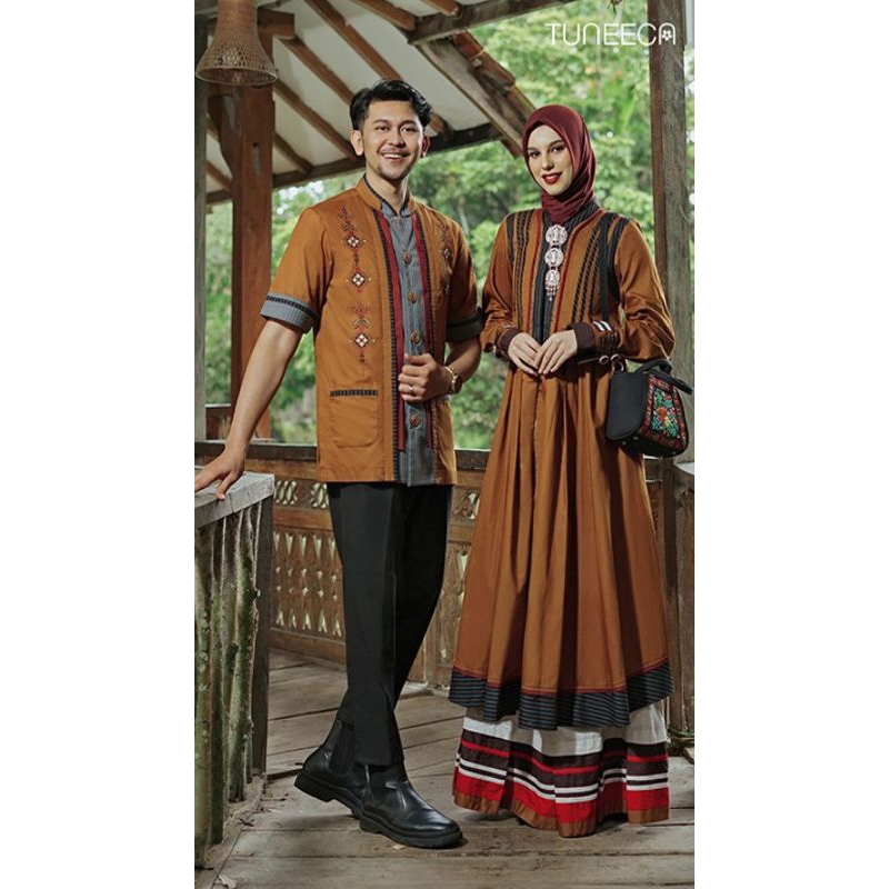 Jual couple gamis BentakiahT-0223005 dan koko Afraan T-0223006/Aneuk jamee by tuneeca | Shopee ...