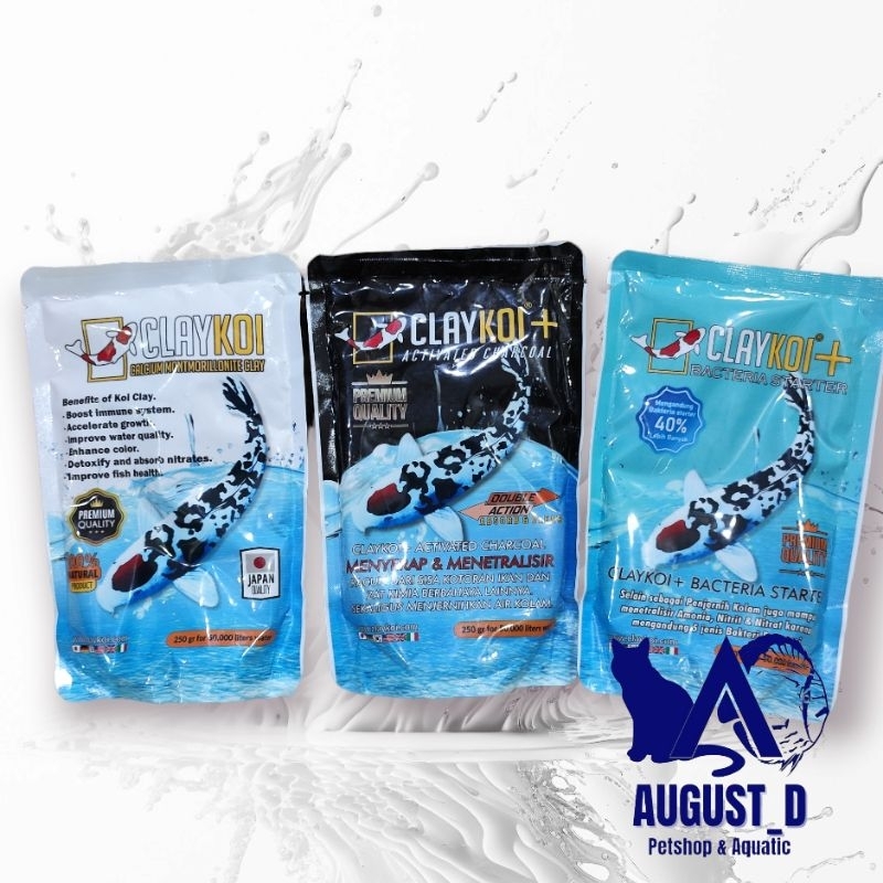 Jual Clay Koi / Clay Koi + Charcoal / Clay Koi + Bacteria Penjernih ...