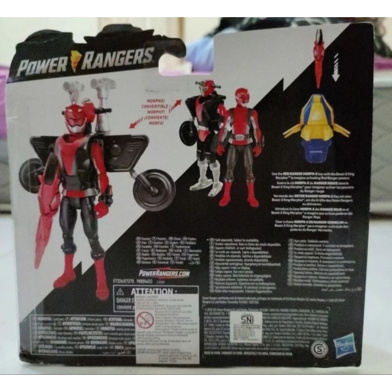 Jual Power Rangers Beast Morphers Red Ranger and Morphin Cruise ...