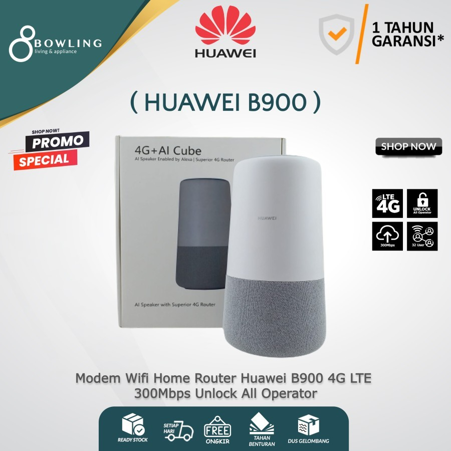 Jual Home Router Huawei B900 4G LTE 300Mbps Unlock All Operator ...