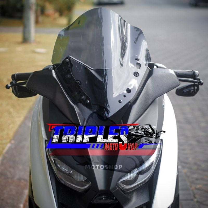 Jual WINDSHIELD XMAX OLD MODEL BUBBLE TEBAL 4MM. visor xmax old model ...