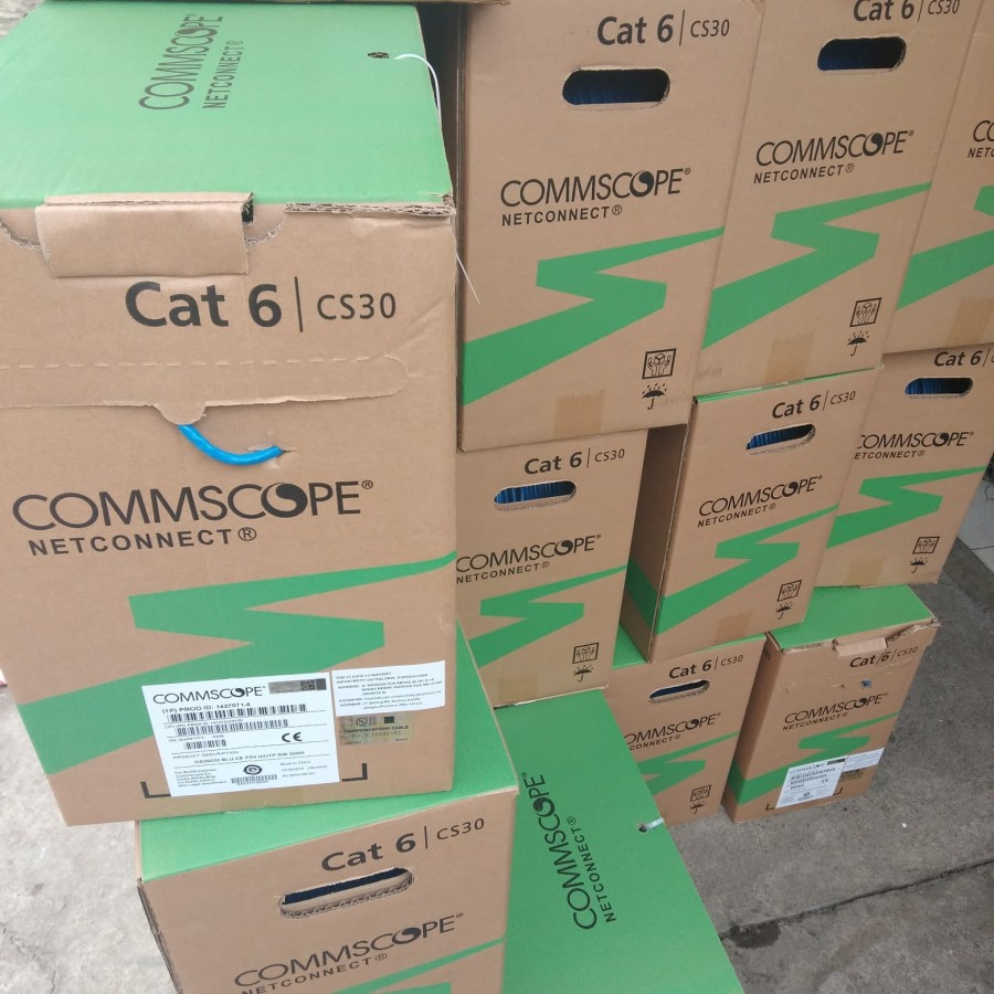 Jual AMP COMMSCOPE UTP CAT 6 | KABEL UTP CAT6 COMMSCOPE 305M ORIGINAL ...