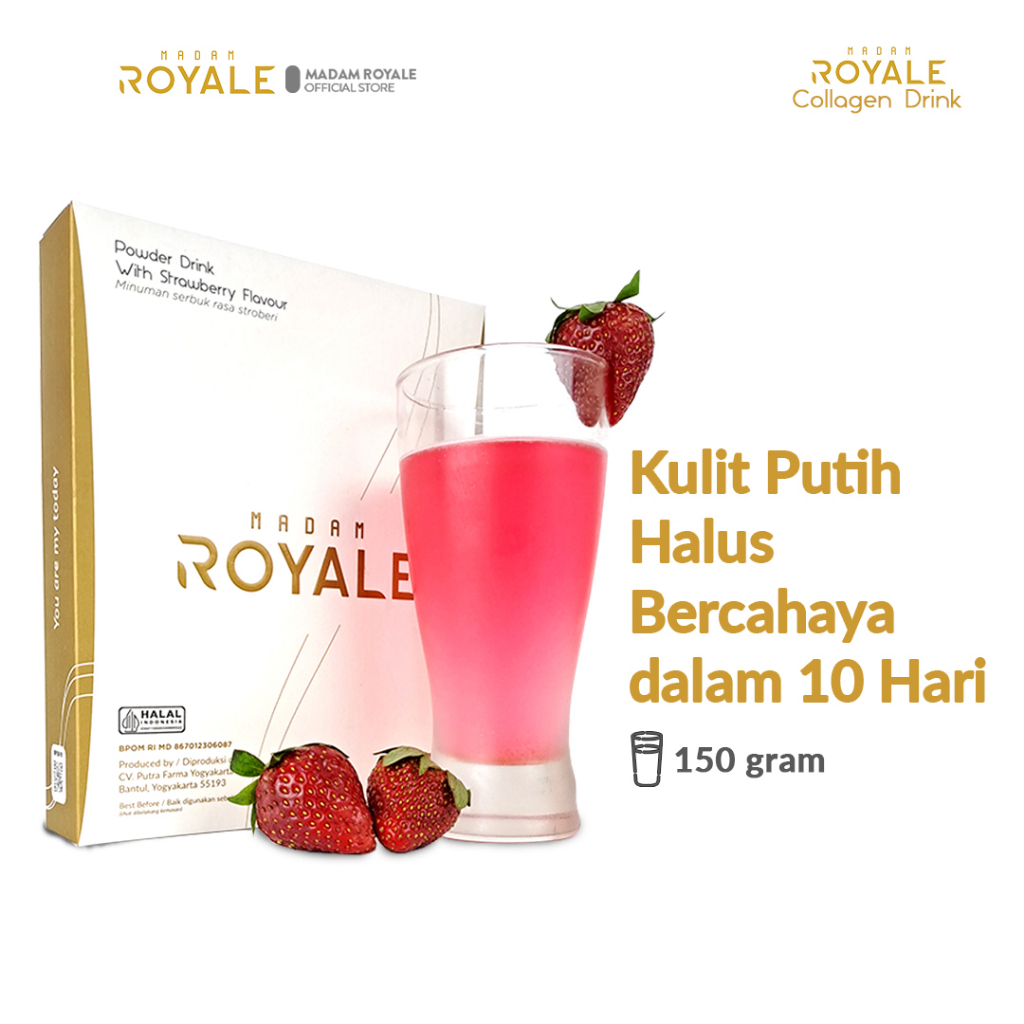 Jual Madam Royale Collagen Drink | Dosis Tinggi Collagen & L Glutation ...