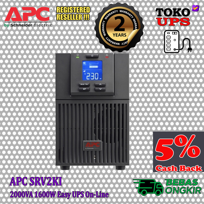 Jual UPS APC SRV2KI Easy Smart UPS 2000VA-1600W | Shopee Indonesia
