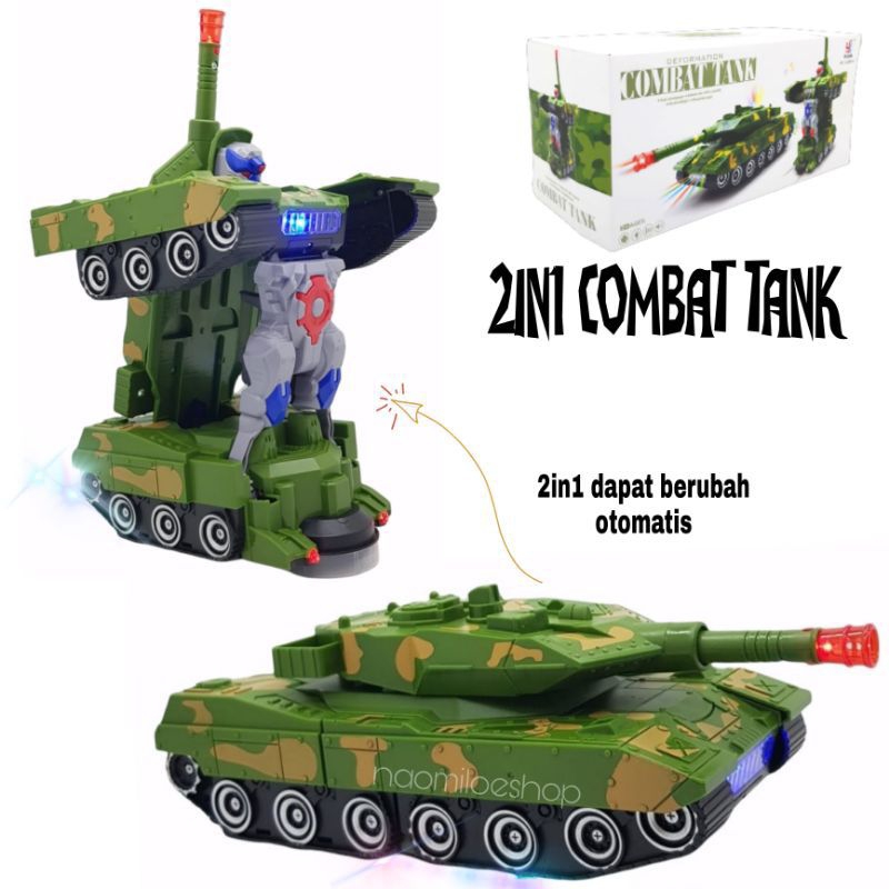 Jual Mainan War Tank Combo 2in1 Berubah Jadi Robot | Shopee Indonesia