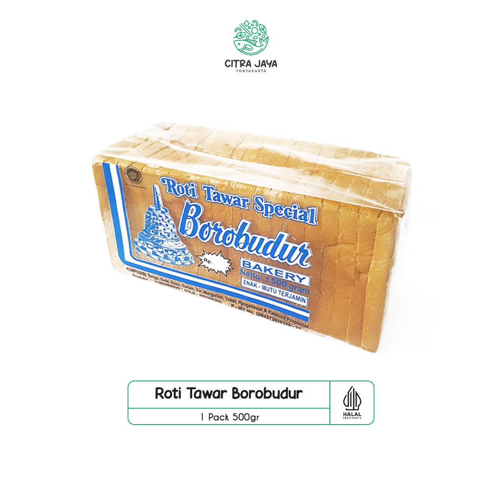 Jual Roti Tawar Borobudur 500g 1 Pack - Citra Jaya Yogyakarta | Shopee ...