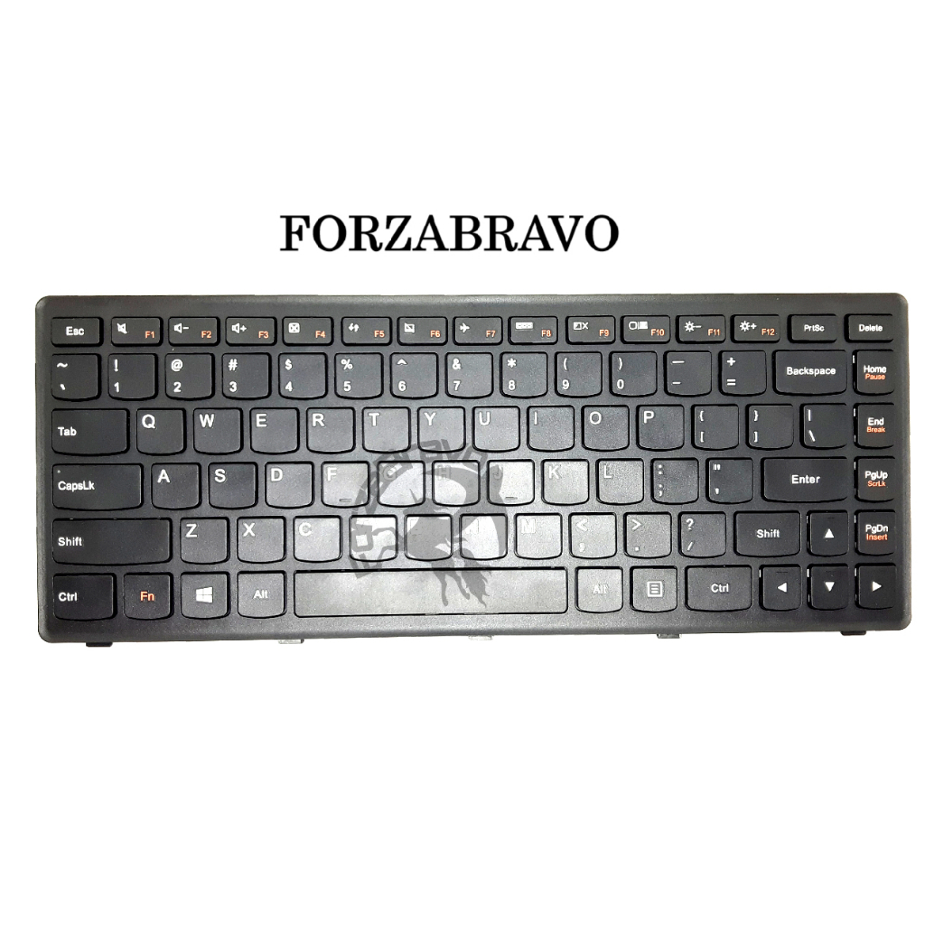 Jual Keyboard Lenovo Laptop G40-30 G40-70 B40-80 Flex 2-14 20404 (Black ...