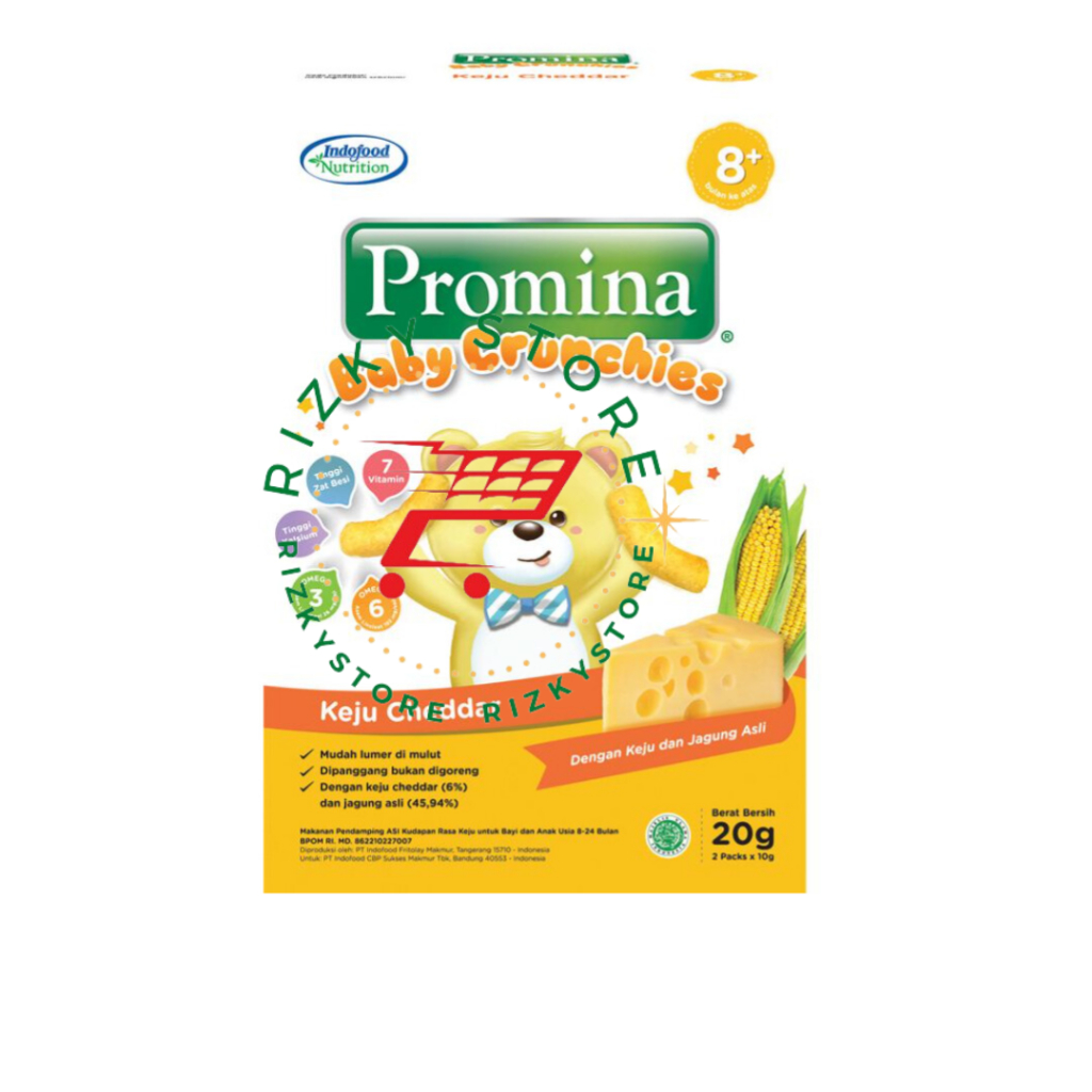 Jual Promina Baby Crunchies 20 Gram Keju Cheddar | Shopee Indonesia