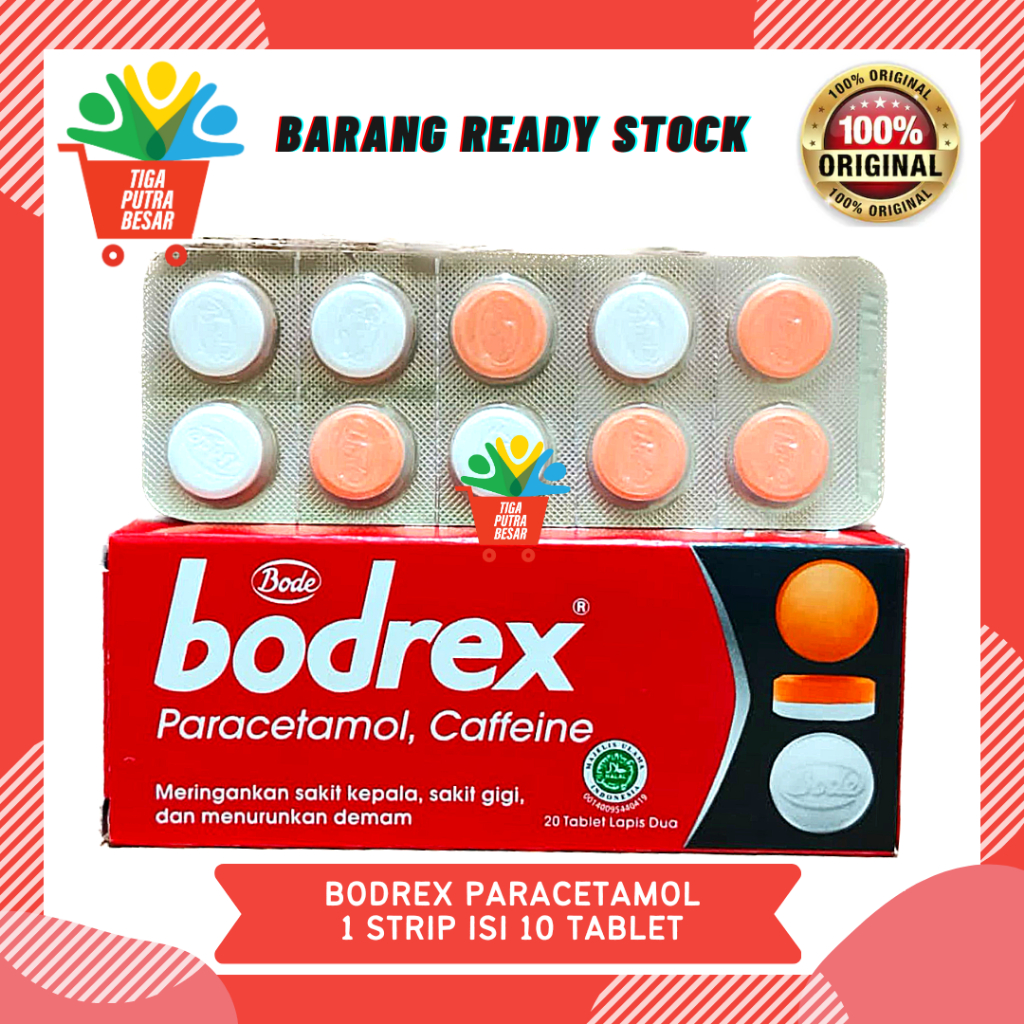 Jual BODREX PARACETAMOL 1 BLISTER 10 TABLET | Shopee Indonesia