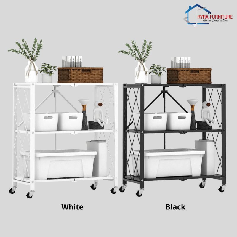 Jual RAK BESI LIPAT 3 SUSUN/RAK DAPUR SERBAGUNA - FLATO MSU 3×1 - PIRA ...
