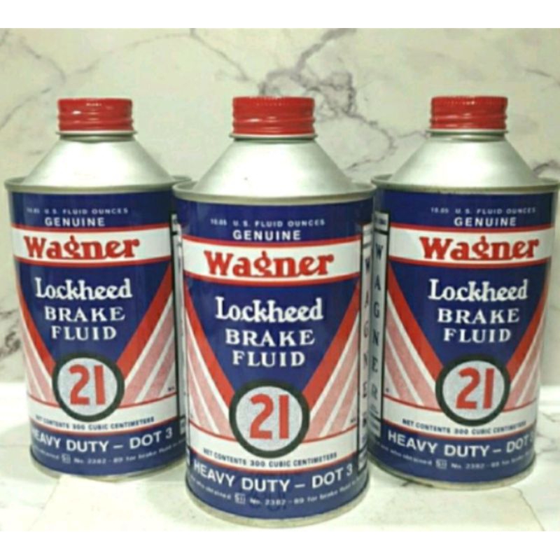 Jual WAGNER LOCKHEED BRAKE FLUID 21 - DOT 3 (300ml) | Shopee Indonesia