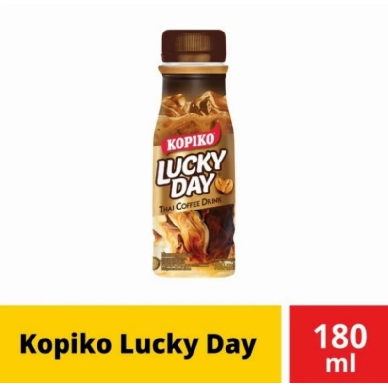 Jual Kopiko Lucky Day 180ml minuman kopi botol | Shopee Indonesia